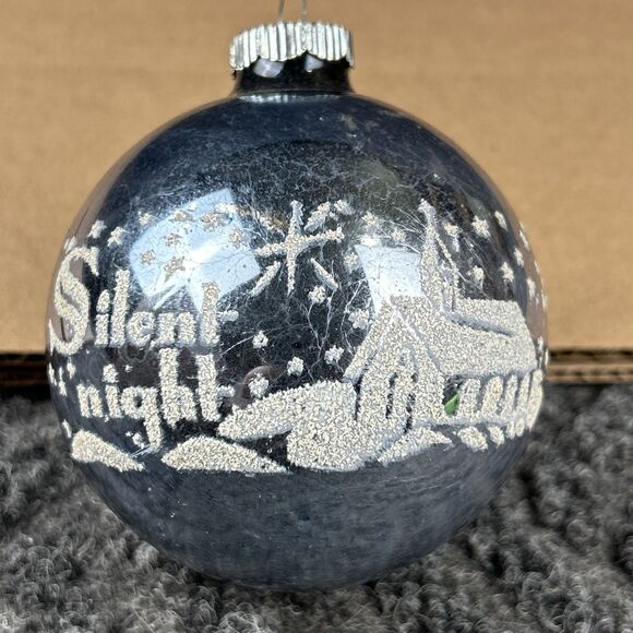 Shiny Brite | Holiday | Vintage Shiny Brite Silent Night Mercury Glass ...